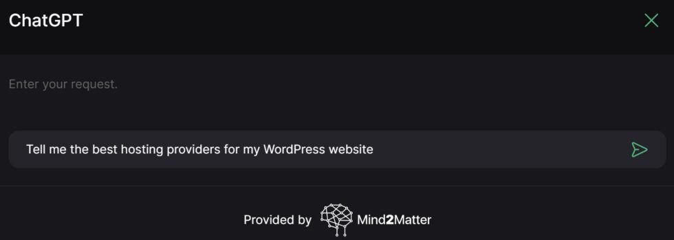 ChatGPT WordPress Plugin - Mind2Matter