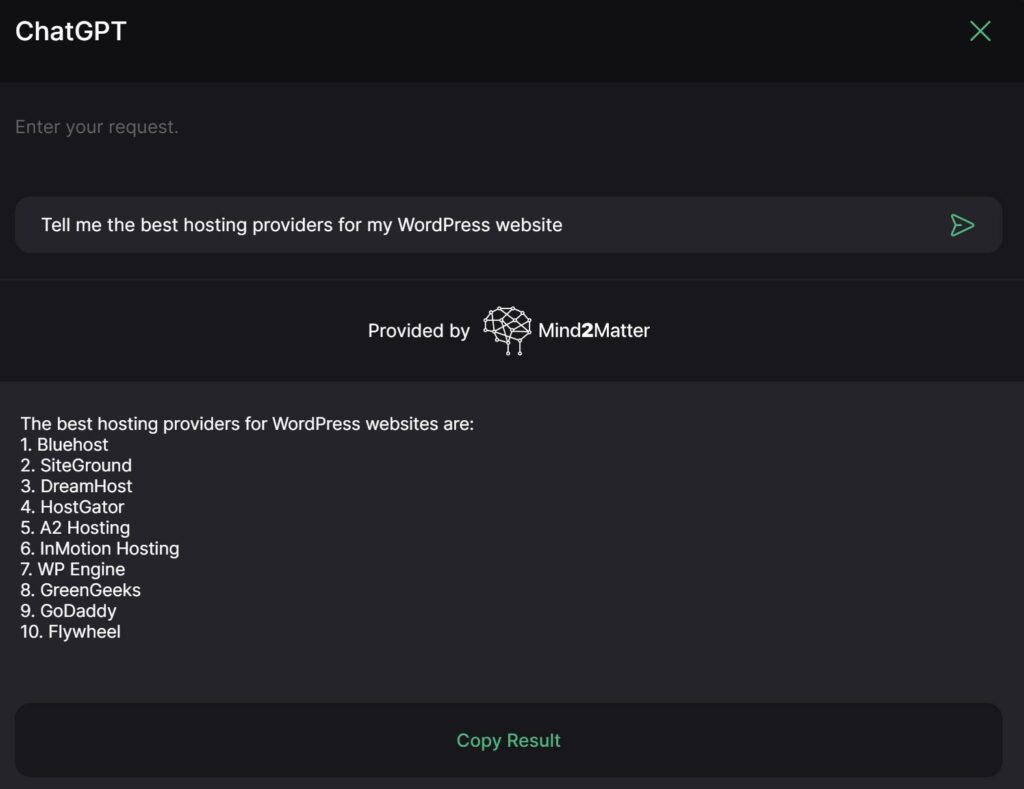 ChatGPT Plugin - Mind2Matter